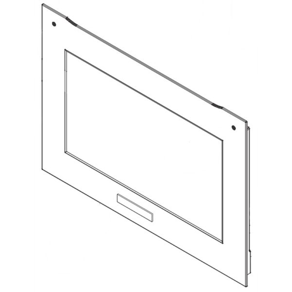 Wall Oven Door Outer Panel Assembly (Black and Stainless) 807722402 - Infinite Parts Direct